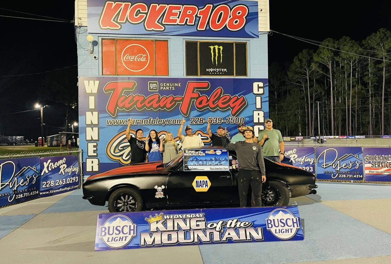March 26 Wednesday Night Busch Light King of the Mountain Race Results ...