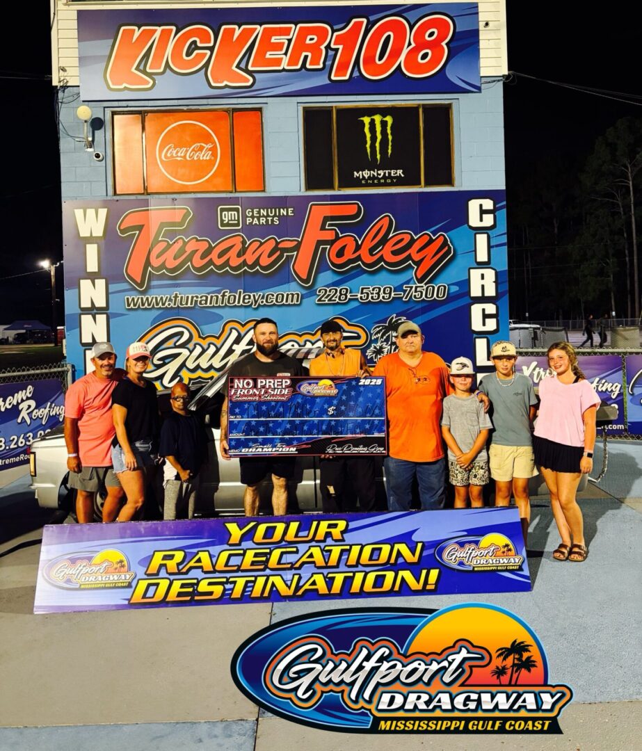 Event Results from Gulfport Dragway’s No Prep Front Side Summer ...