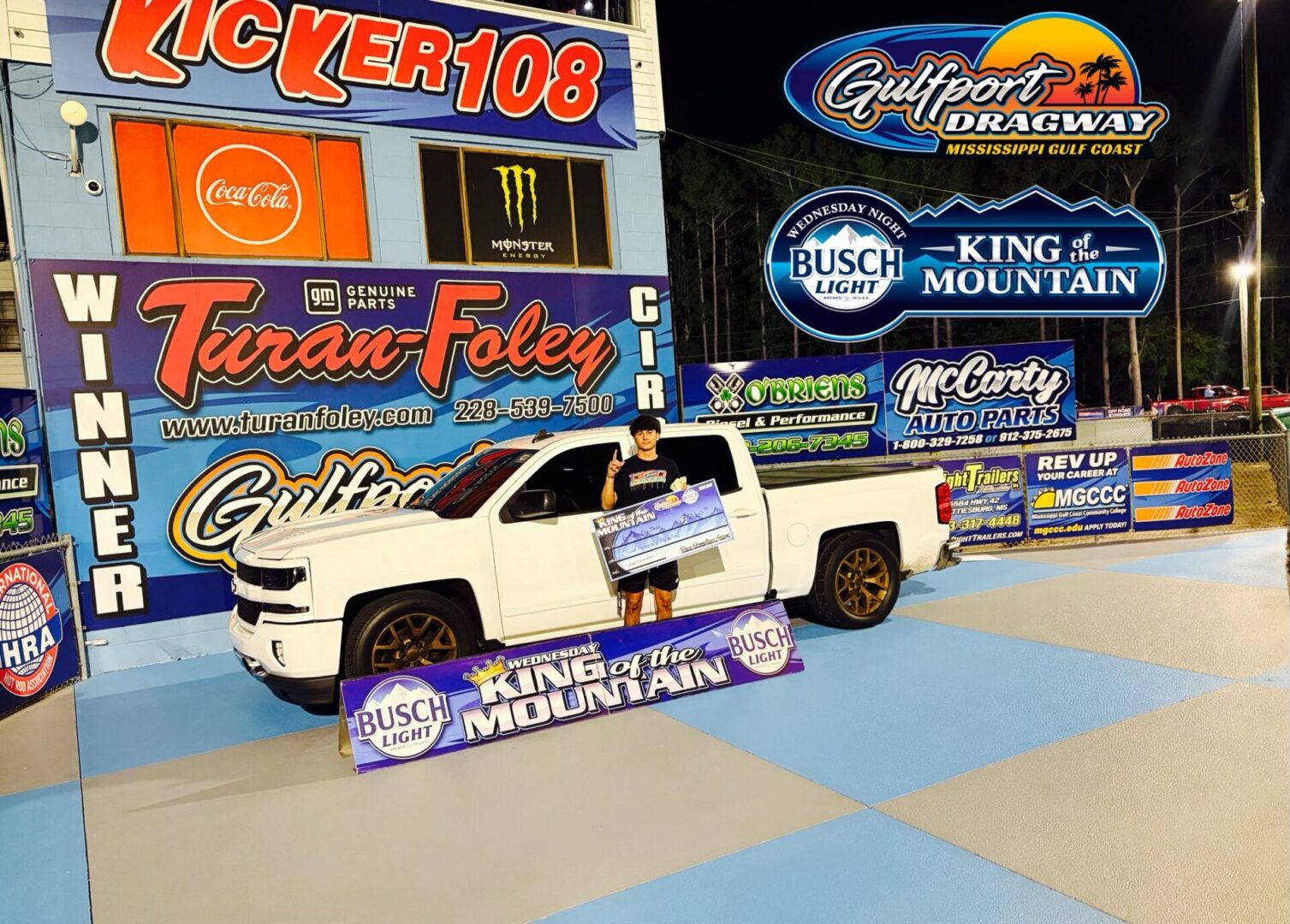 April 22 Wednesday Night Busch Light King of the Mountain Race Results ...