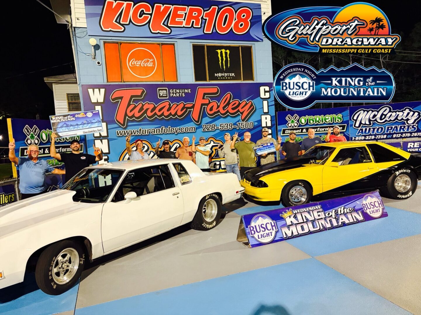 April 15 Wednesday Night Busch Light King of the Mountain Race Results ...